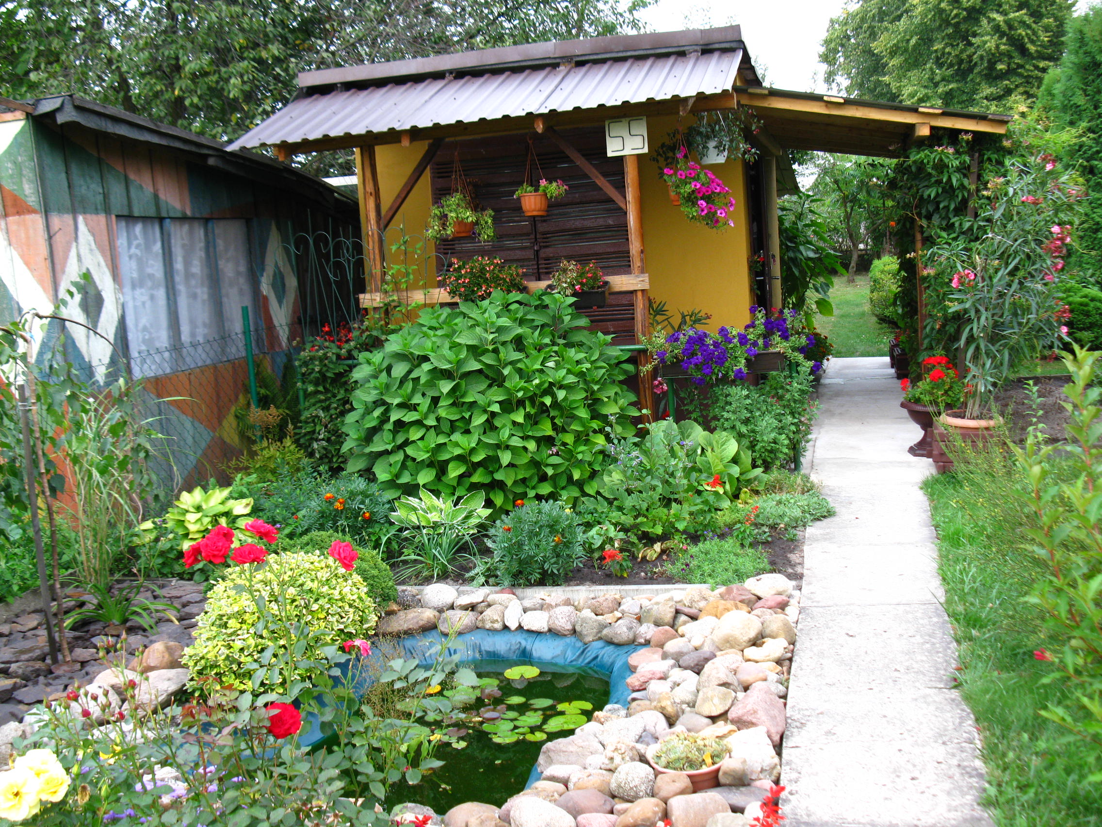 Ogródek działkowy. - Mój Piękny Ogród - Ogrody ozdobne, Rośliny, Kwiaty